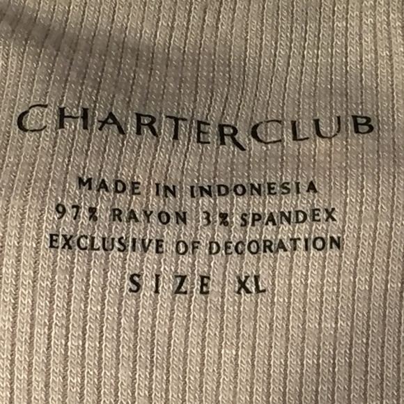 Charter Club | Tops | Charter Club Embellished Scoop Neck Tank Top Xl ...